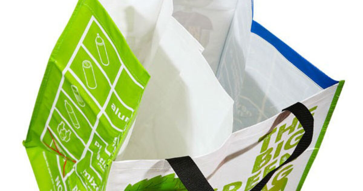 70 Litre Recycling Bag | Custom Printed Waste Recycling Bags