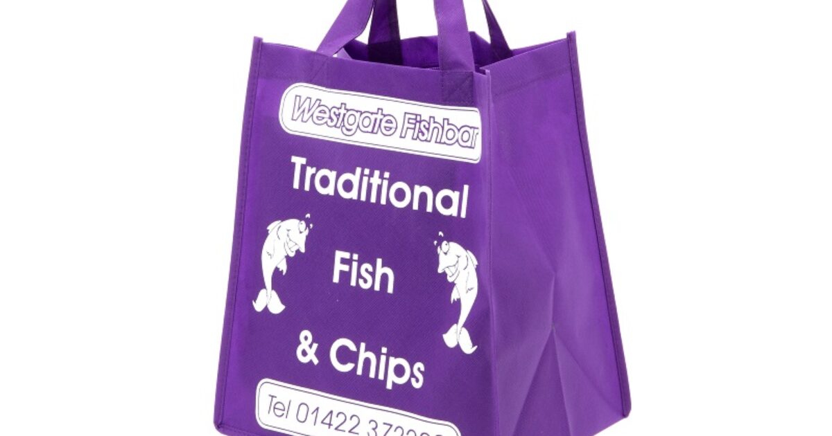 Reusable Printed Takeaway Bag | Small Tote Bag | Smartbags